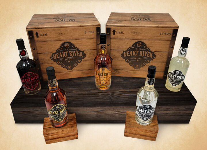 Heart River Distillery Packaging - Image Printing